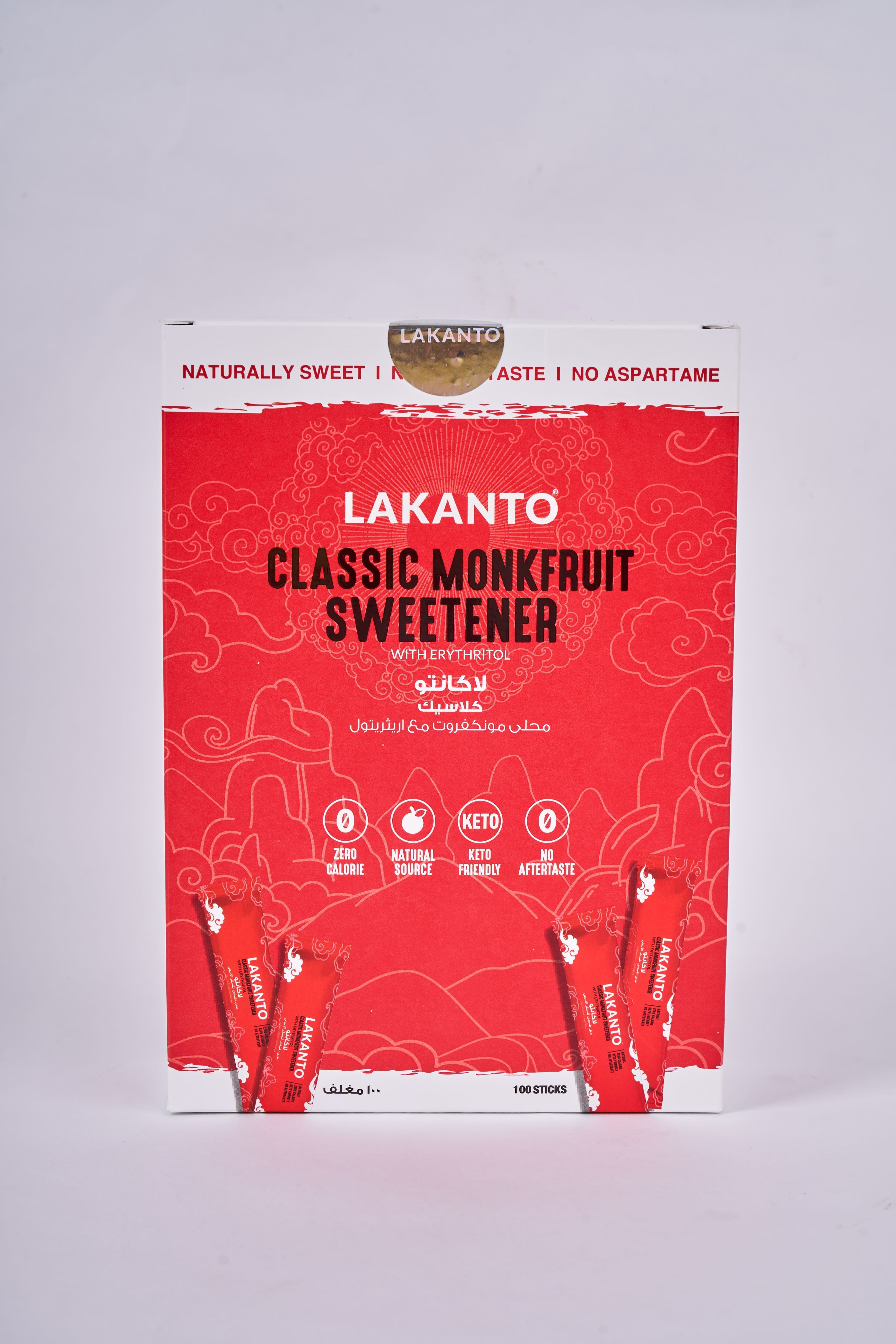 Buy LAKANTO Monkfruit Natural Sweetener - 100 Stick Online in Egypt ...