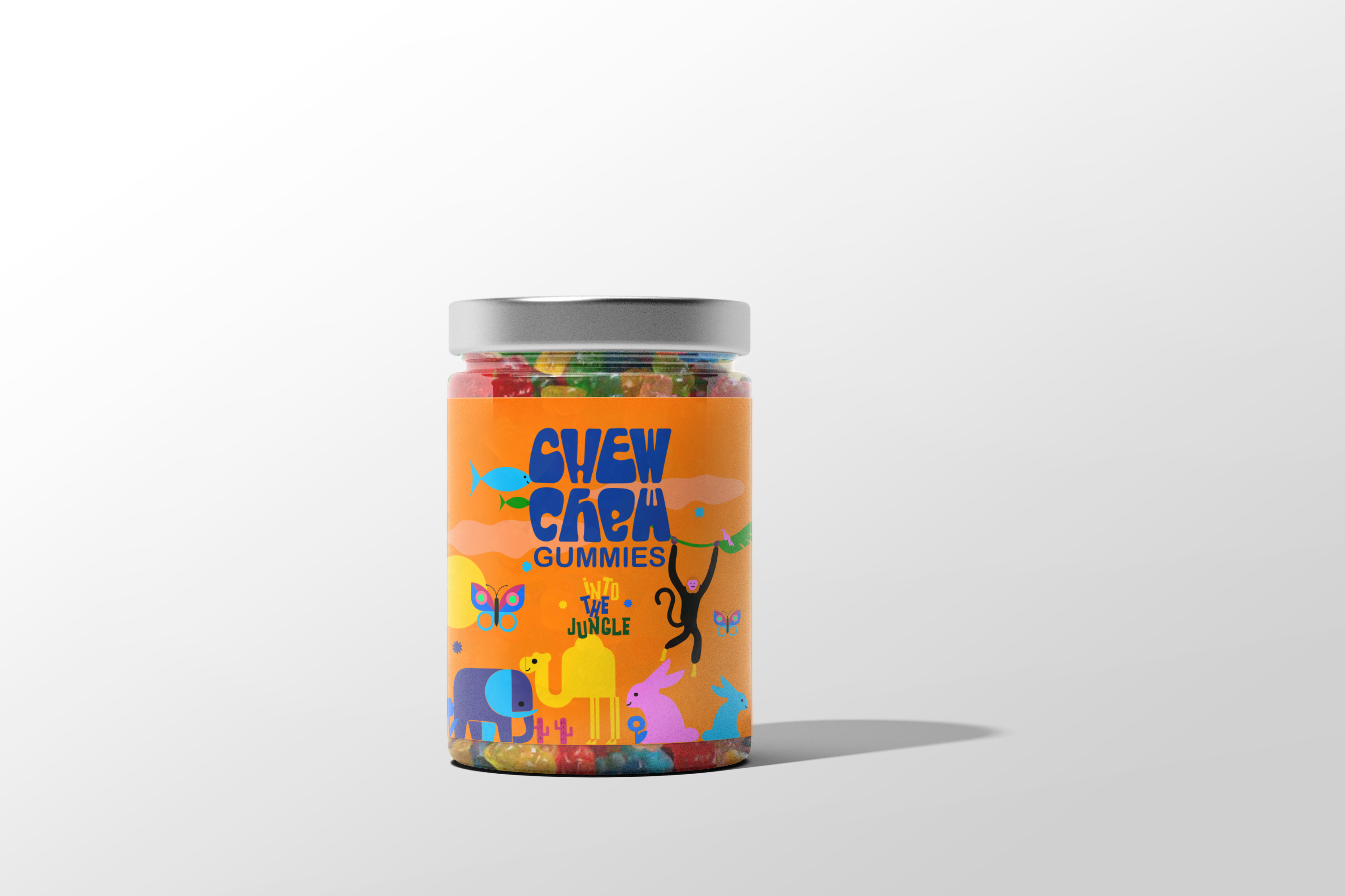 Buy Chew Chew Gummies Into The Jungle 250 Gm Online in Egypt | Talabat ...