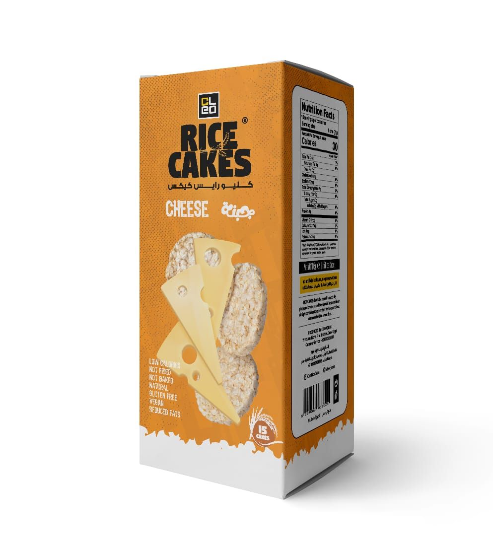 Buy Cleo Rice Cakes with Cheese, 105g Online in Egypt | Talabat Egypt