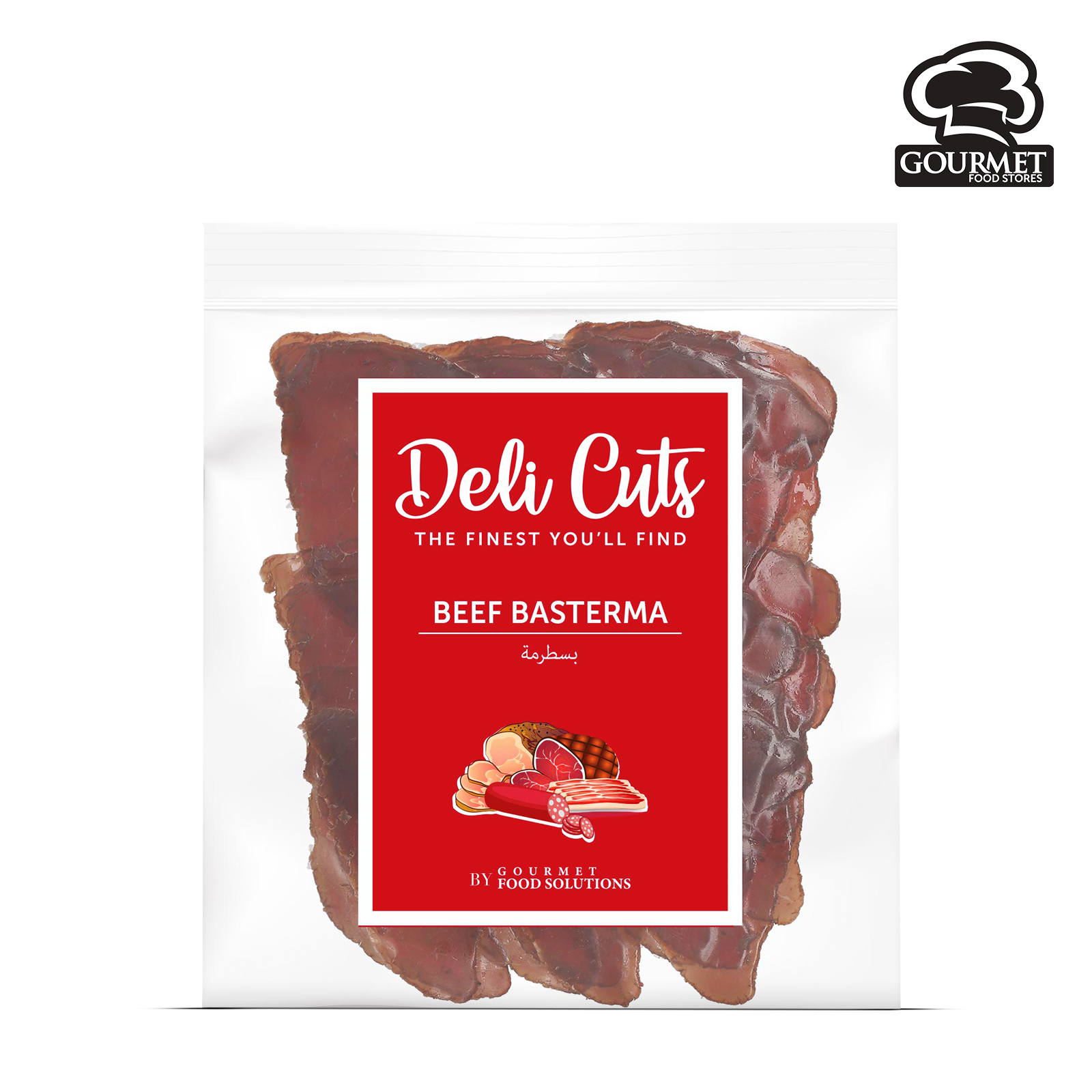 Buy Deli Cuts Beef Basterma Slice, 150g Online in Egypt | Talabat Egypt