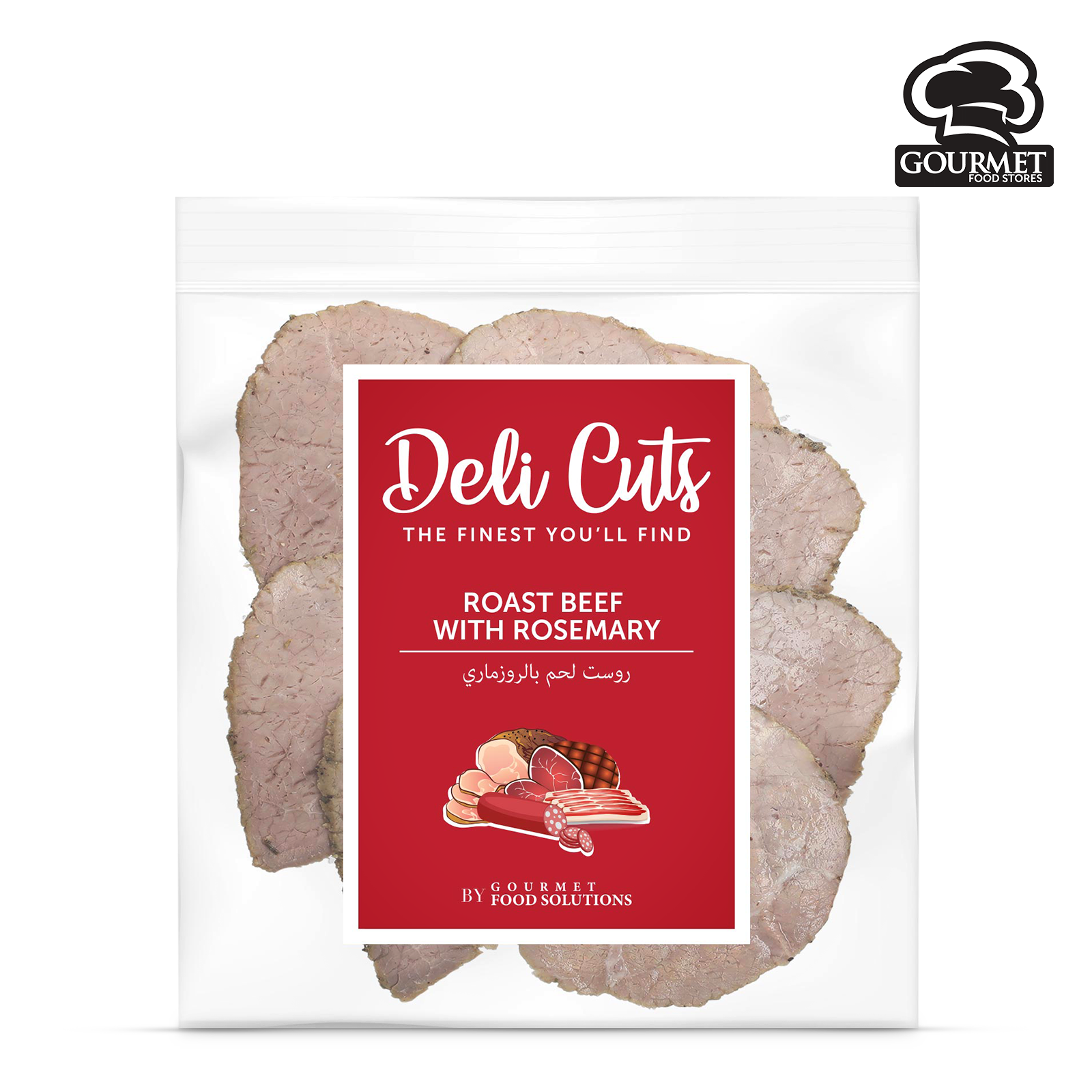 Buy Deli Cuts Roast Beef with Rosemary, 170g Online in Egypt | Talabat ...