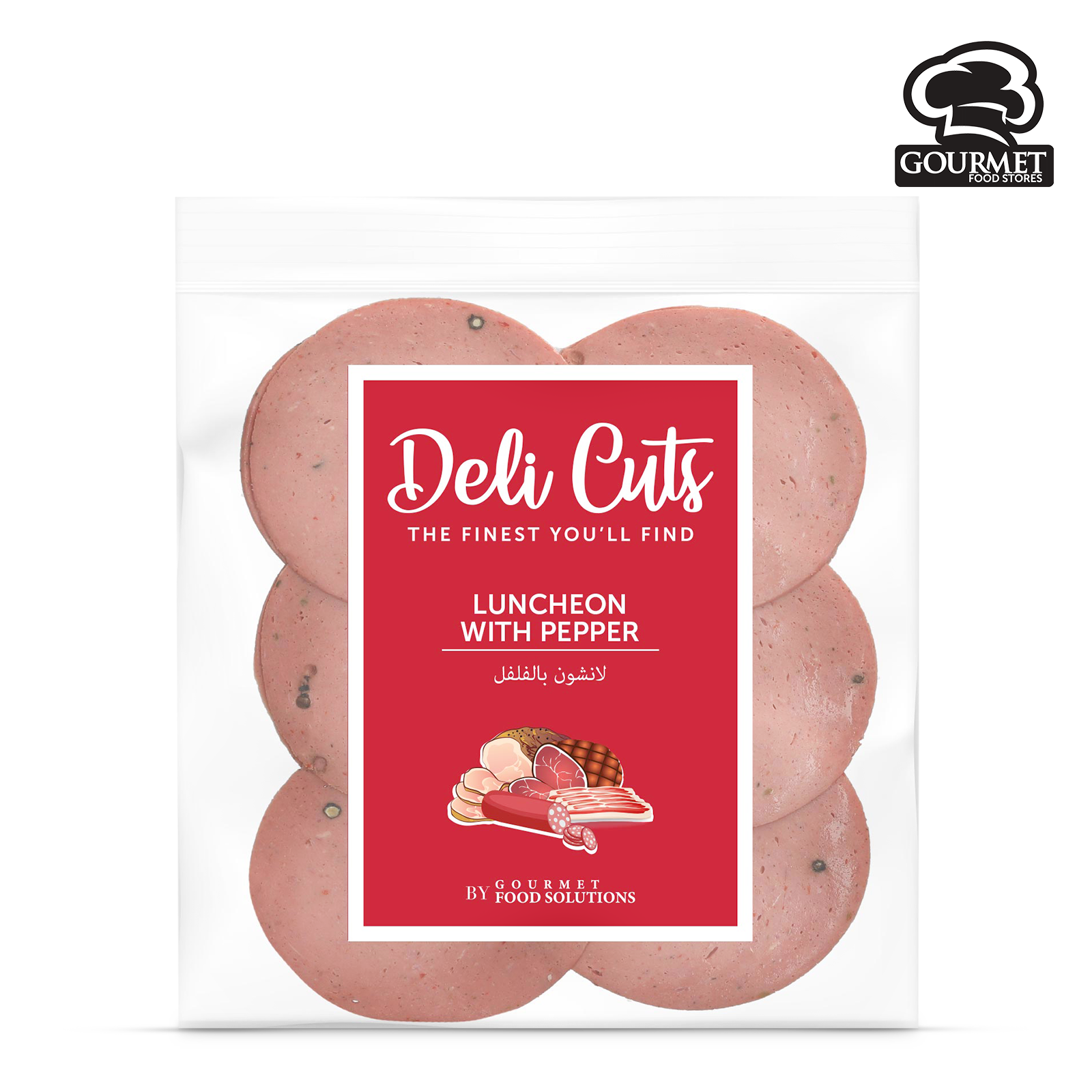 Buy Deli Cuts Luncheon Beef with Black Pepper Slice, 200g Online in ...