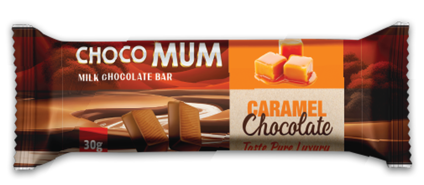 Buy Choco Mum Chocolate with Caramel, 30g Online in Egypt | Talabat Egypt