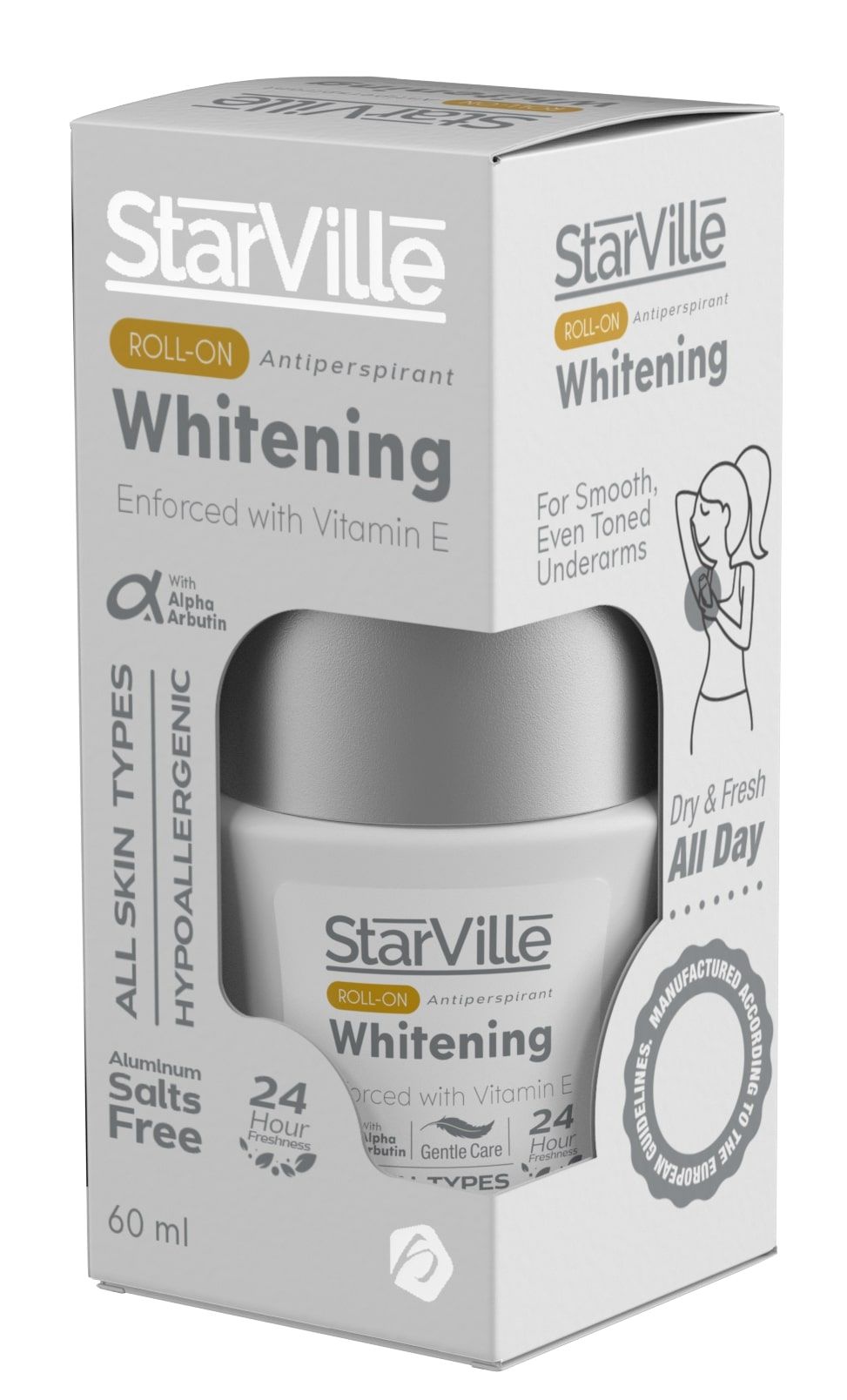 Buy Starville Whitening Roll On Deodrant Lavender 60 Ml Online in Egypt ...