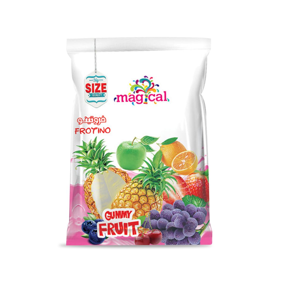 Buy Magical Flavors Gummy Fruit Candy, 90g Online in Egypt | Talabat Egypt