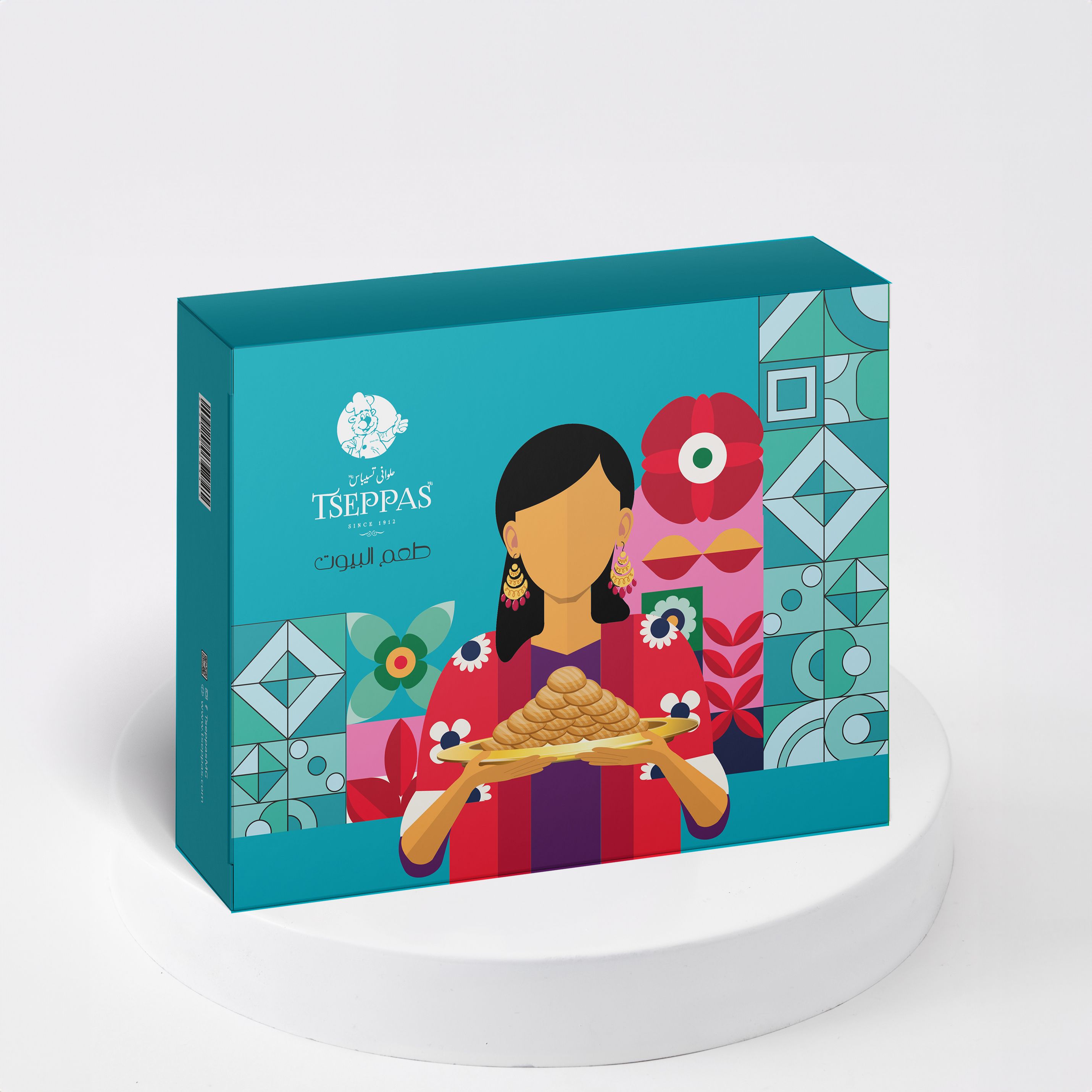 Buy Tseppas Kahk Box, 10 Packs, 3.5kg Online in Egypt | Talabat Egypt