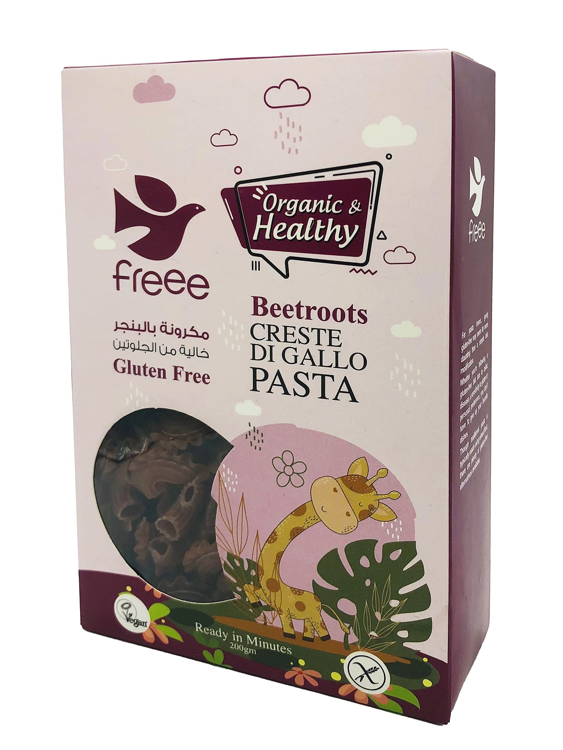 Buy Freee Pasta Gluten Free Fusilli Beetroots 200 Gm Online in Egypt ...