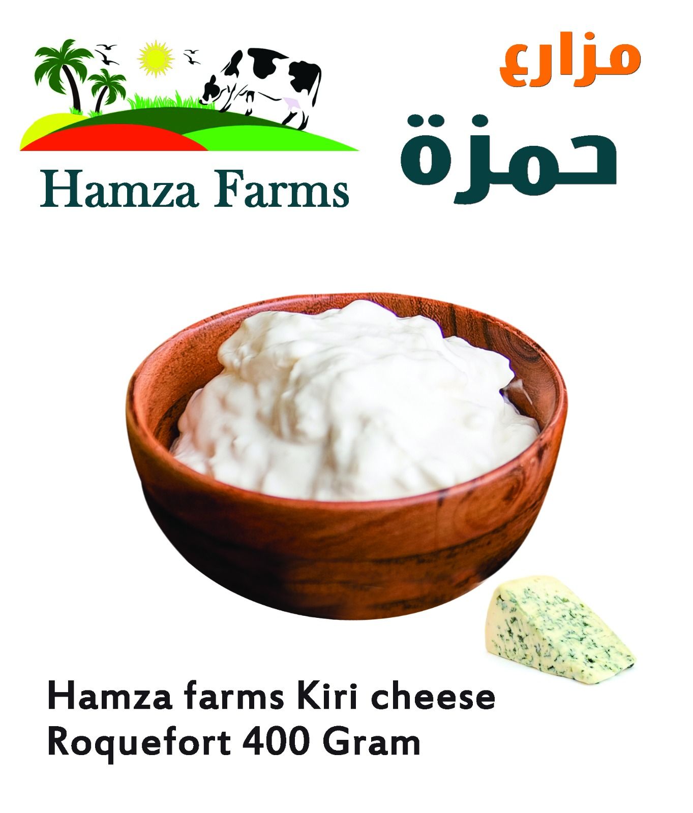 Buy Hamza farms Kiri cheese blue cheese 400 Gm Online in Egypt ...