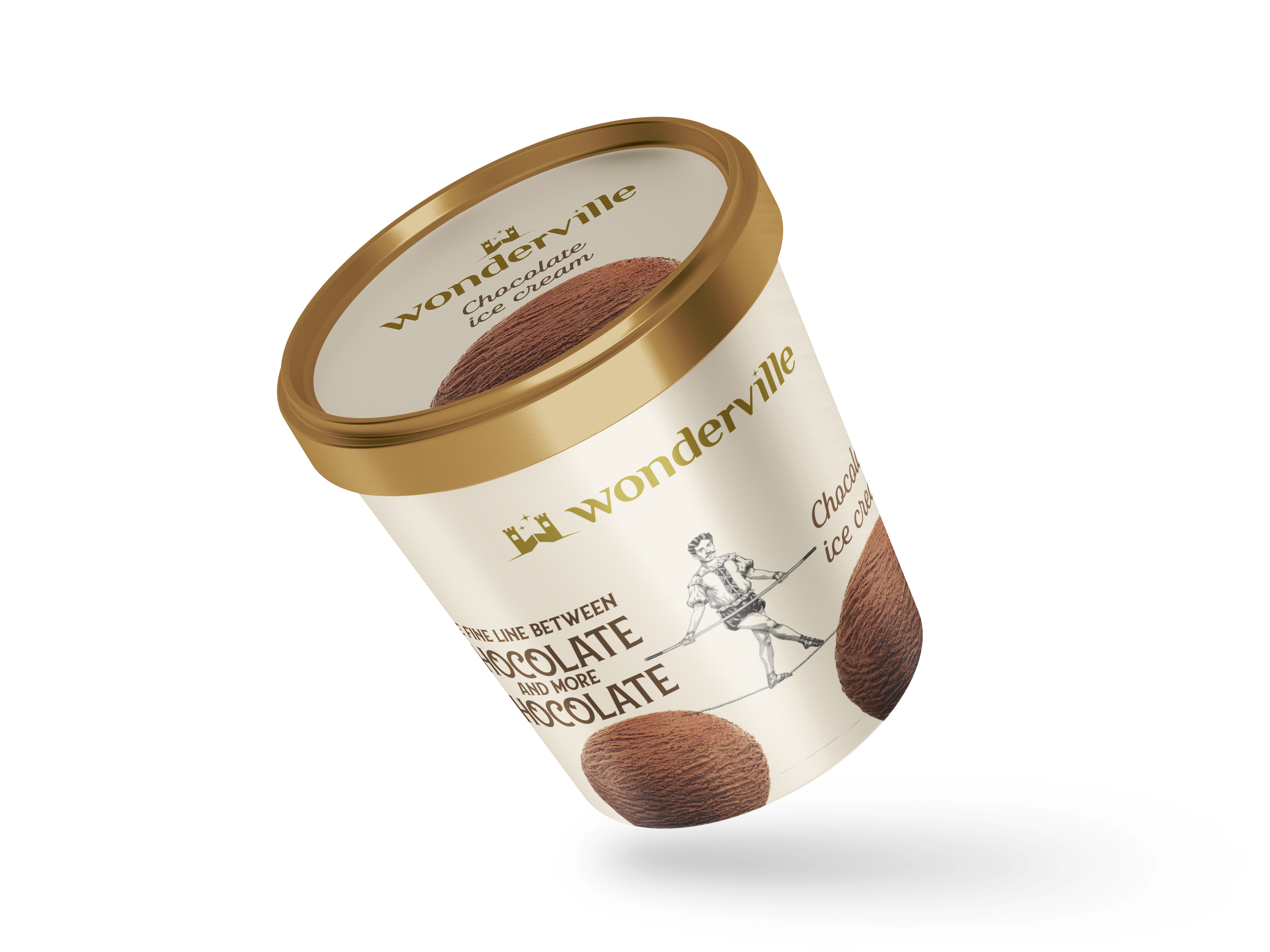 Buy Wonderville Chocolate Cup Ice Cream, 150ml Online in Egypt ...