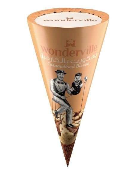 اشترِ Wonderville Cone Caramelized Biscuit 125 ml أونلاين في Egypt | طلبات Egypt