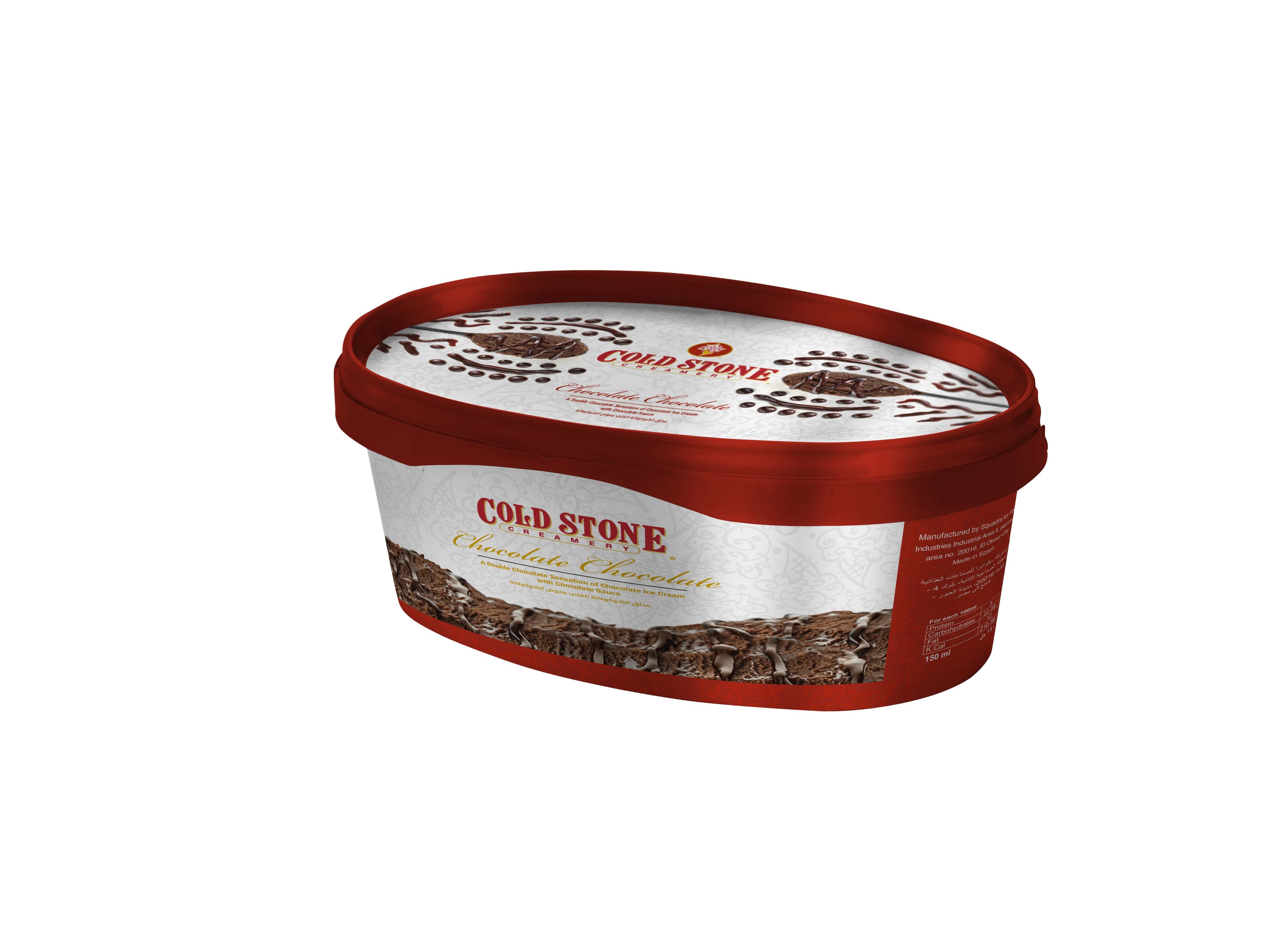 Buy Cold Stone Chocolate Chocolate Ice Cream, 900ml Online in Egypt ...