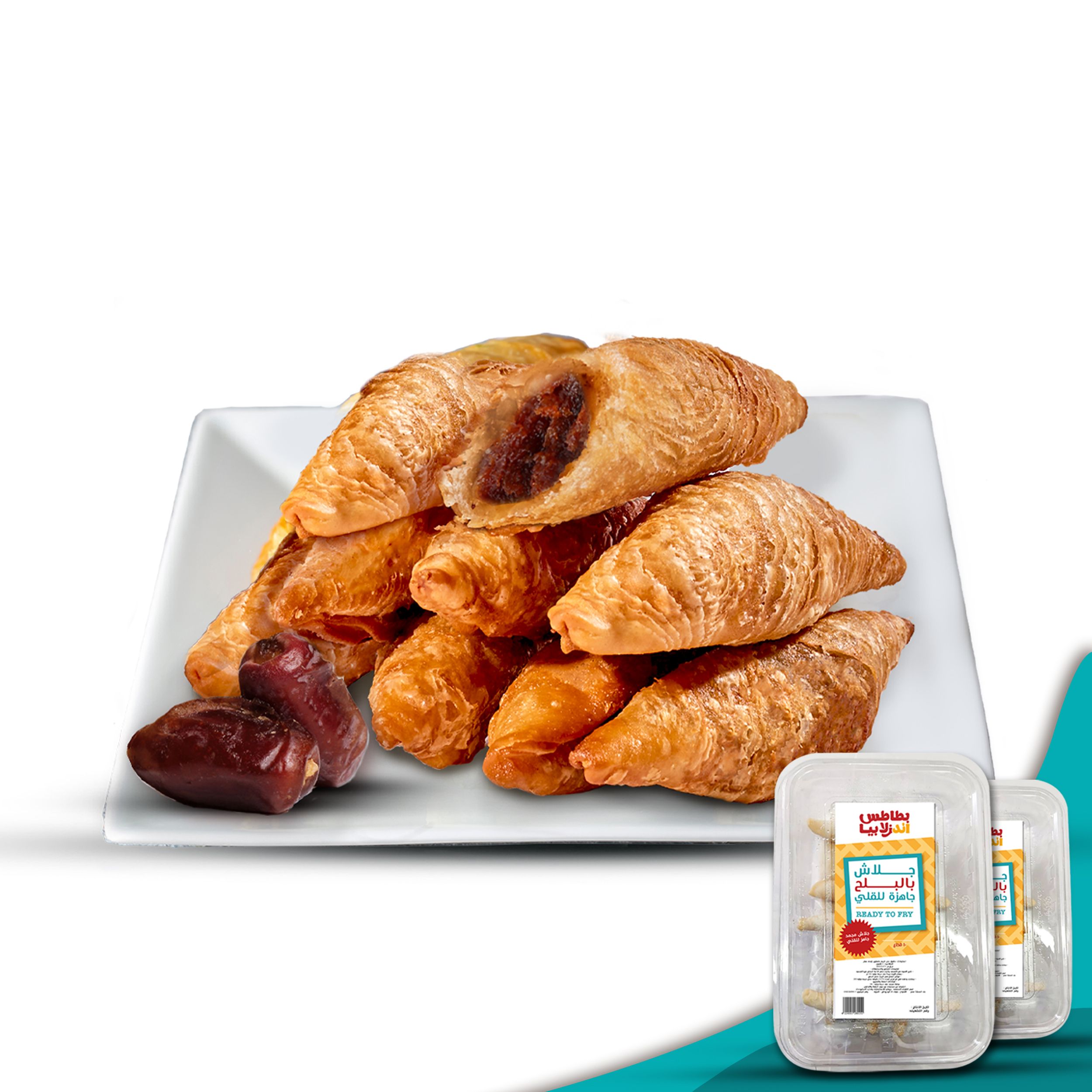 Buy Batates & Zalabya Glash with Dates & Pastry Cream, 10 Pieces Online ...