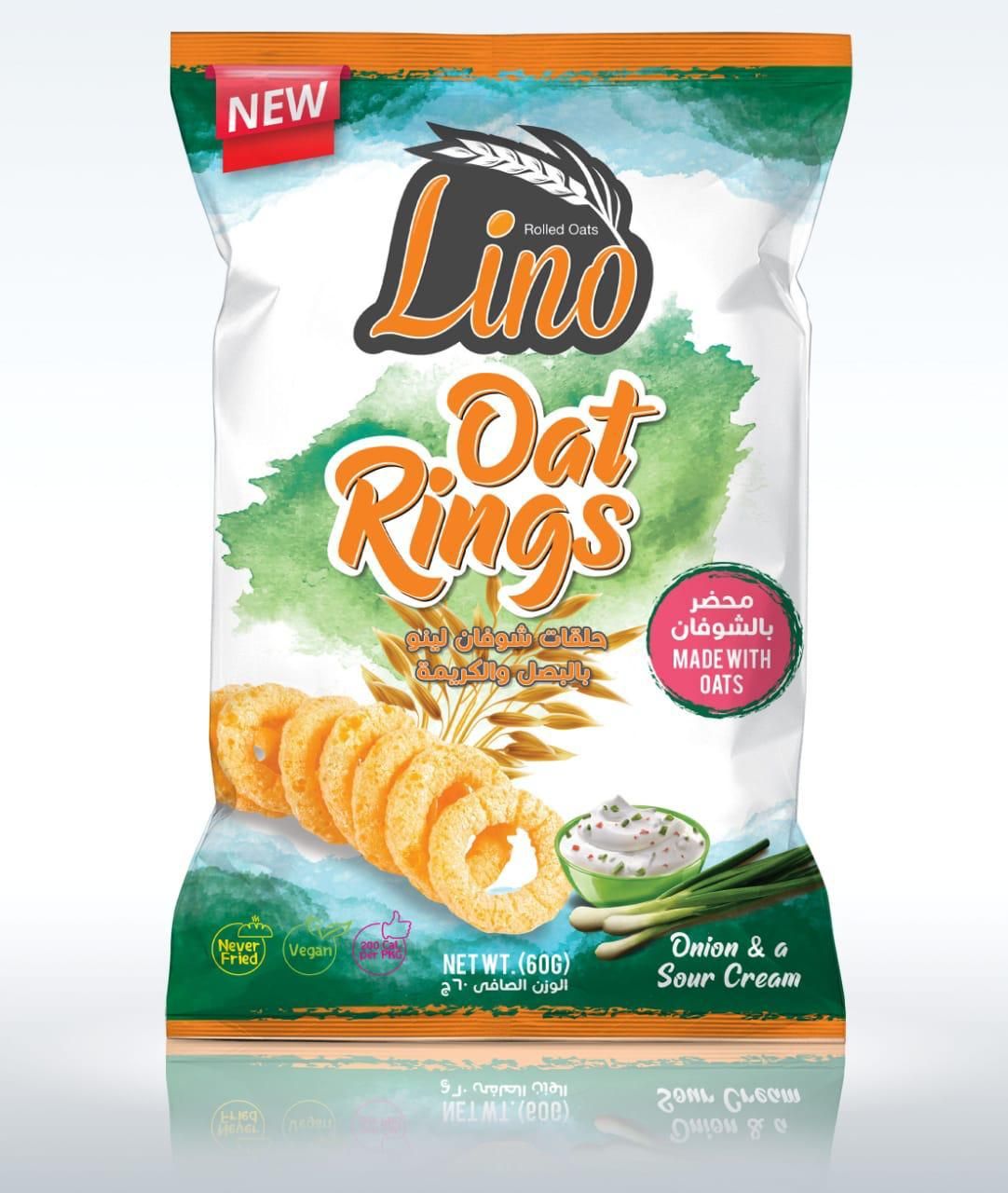 Buy Lino Onion & Sour Cream Oat Rings - 60 gm Online in Egypt | Talabat ...