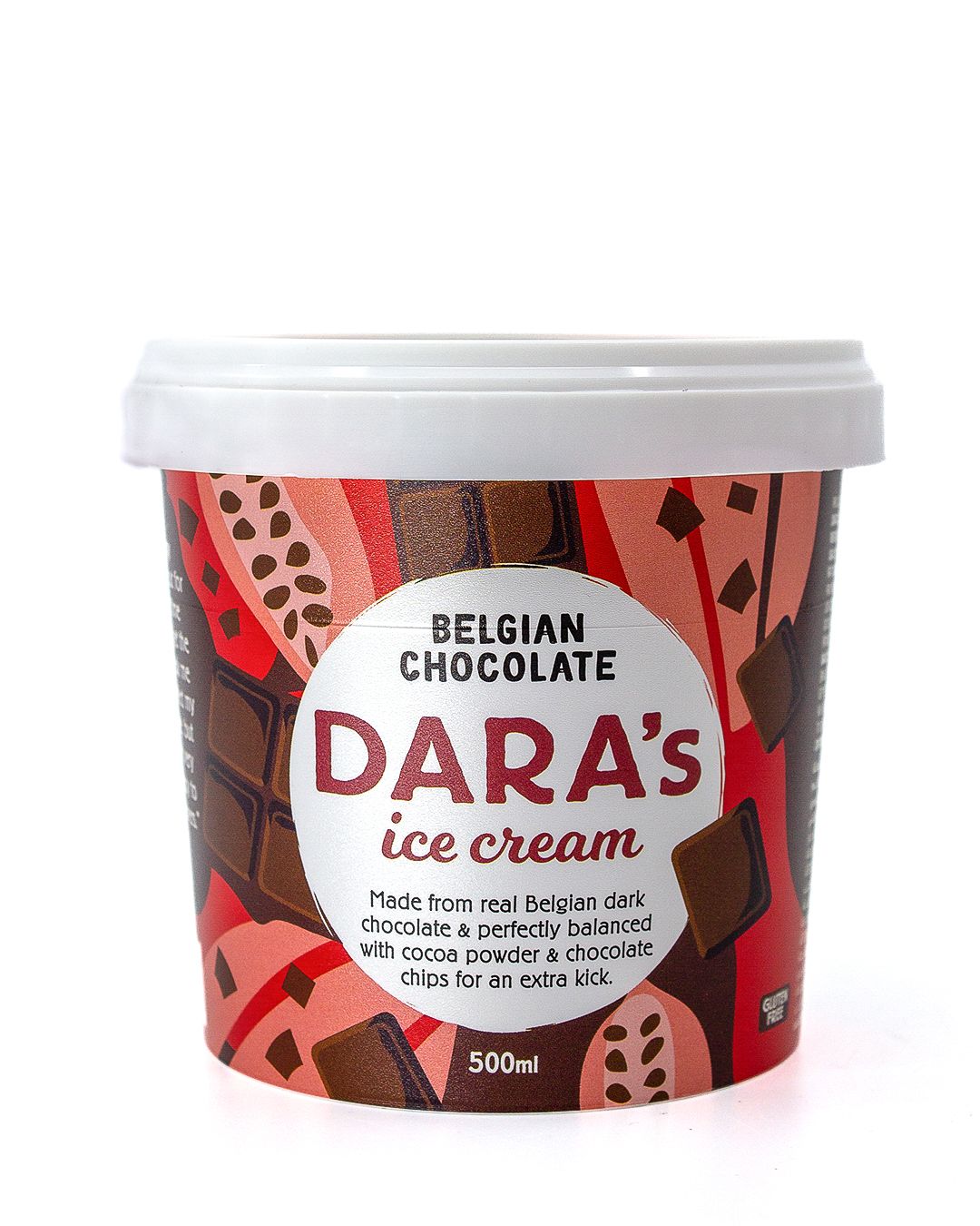 Buy Dara's Belgian Chocolate Ice Cream, 500ml Online in Egypt | Talabat Egypt