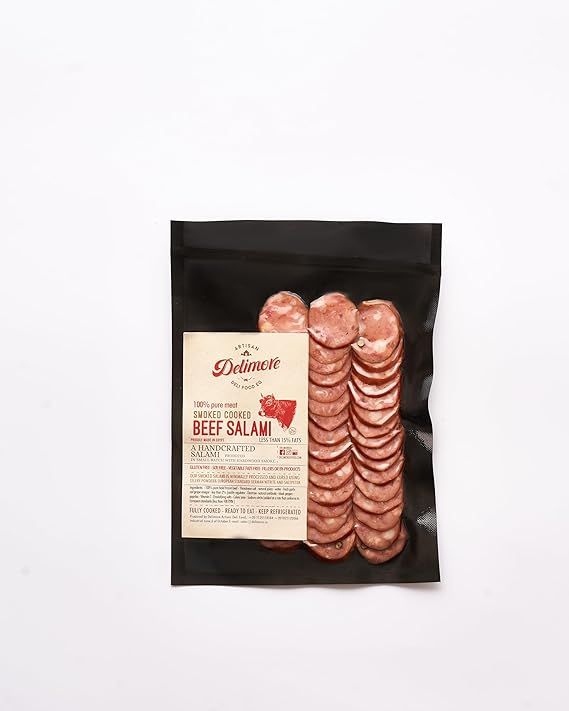Buy Delimore Smoked Beef Salami Slices, 200g Online in Egypt | Talabat ...