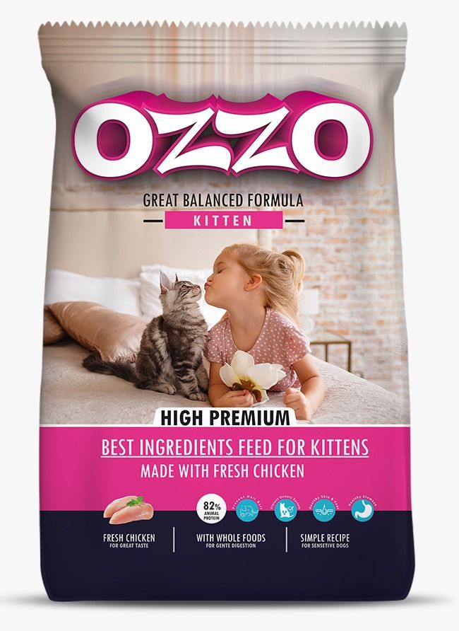 Buy Ozzo Kitten Cat Dry Food 4Kg Online in Egypt | Talabat Egypt