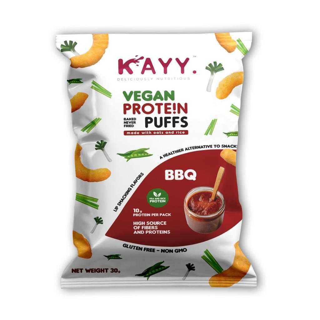 Buy Kayy Vegan Protein Puffs Barbecue 30 Grams Online in Egypt ...
