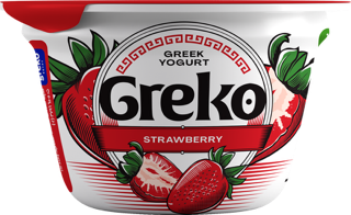 اشترِ Greko Greek Yogurt Strawberry - 150 Gm أونلاين في Egypt | طلبات Egypt