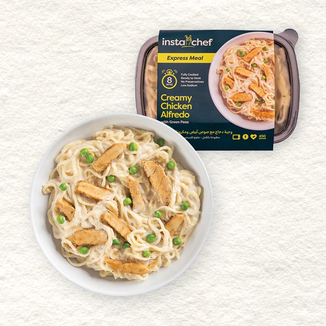 Buy InstaChef Creamy Chicken Alfredo 450Gm Online in Egypt | Talabat Egypt