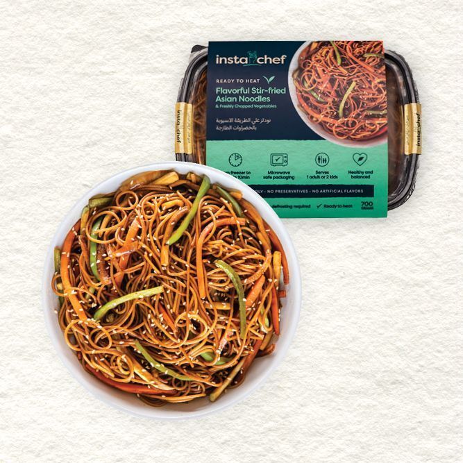 اشترِ إنستا شيف نودلز آسيوية مقلية مع الخضار 500 جم أونلاين في Egypt ...