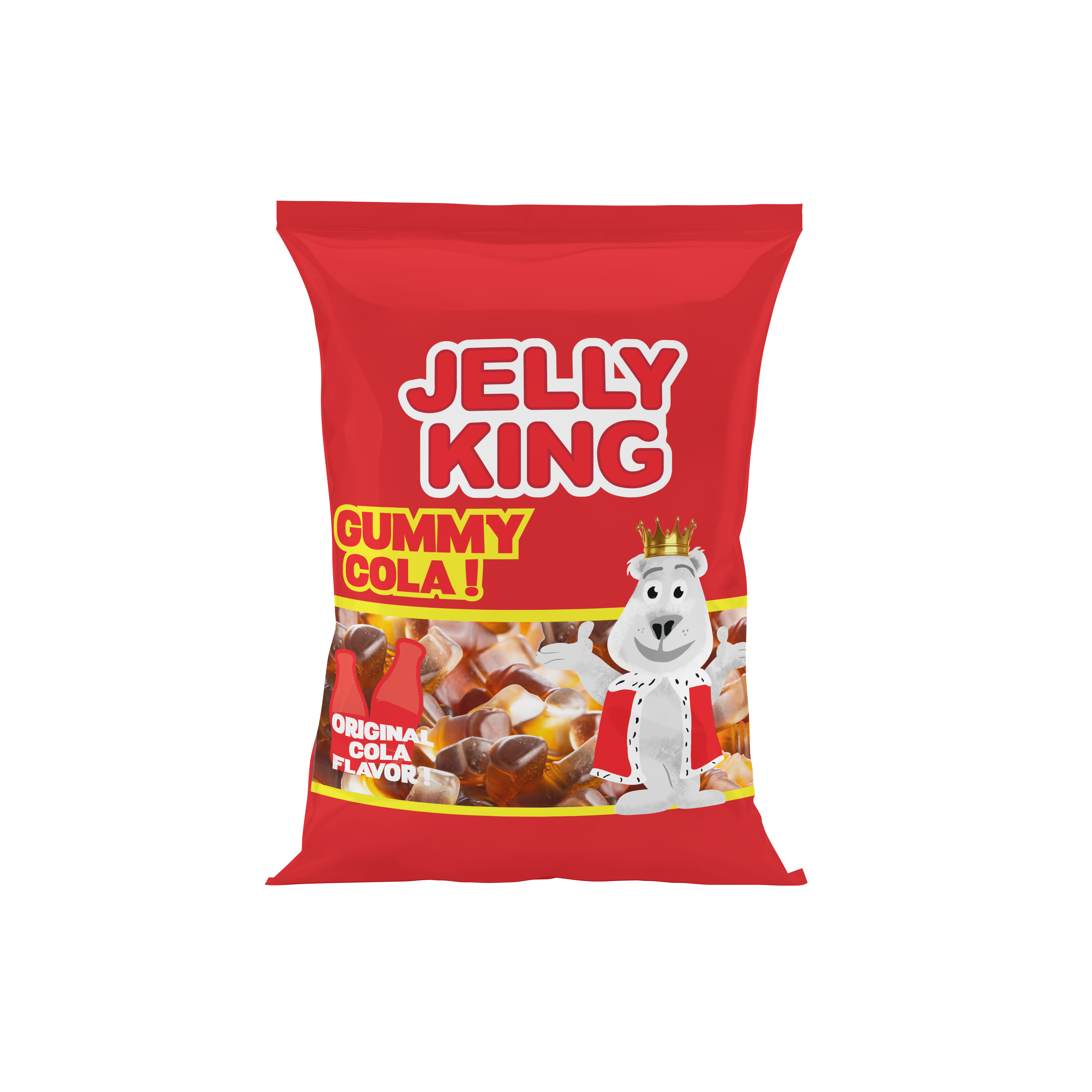 Buy Jelly King Gummy Cola Vegan Candy 80 grams Online in Egypt ...