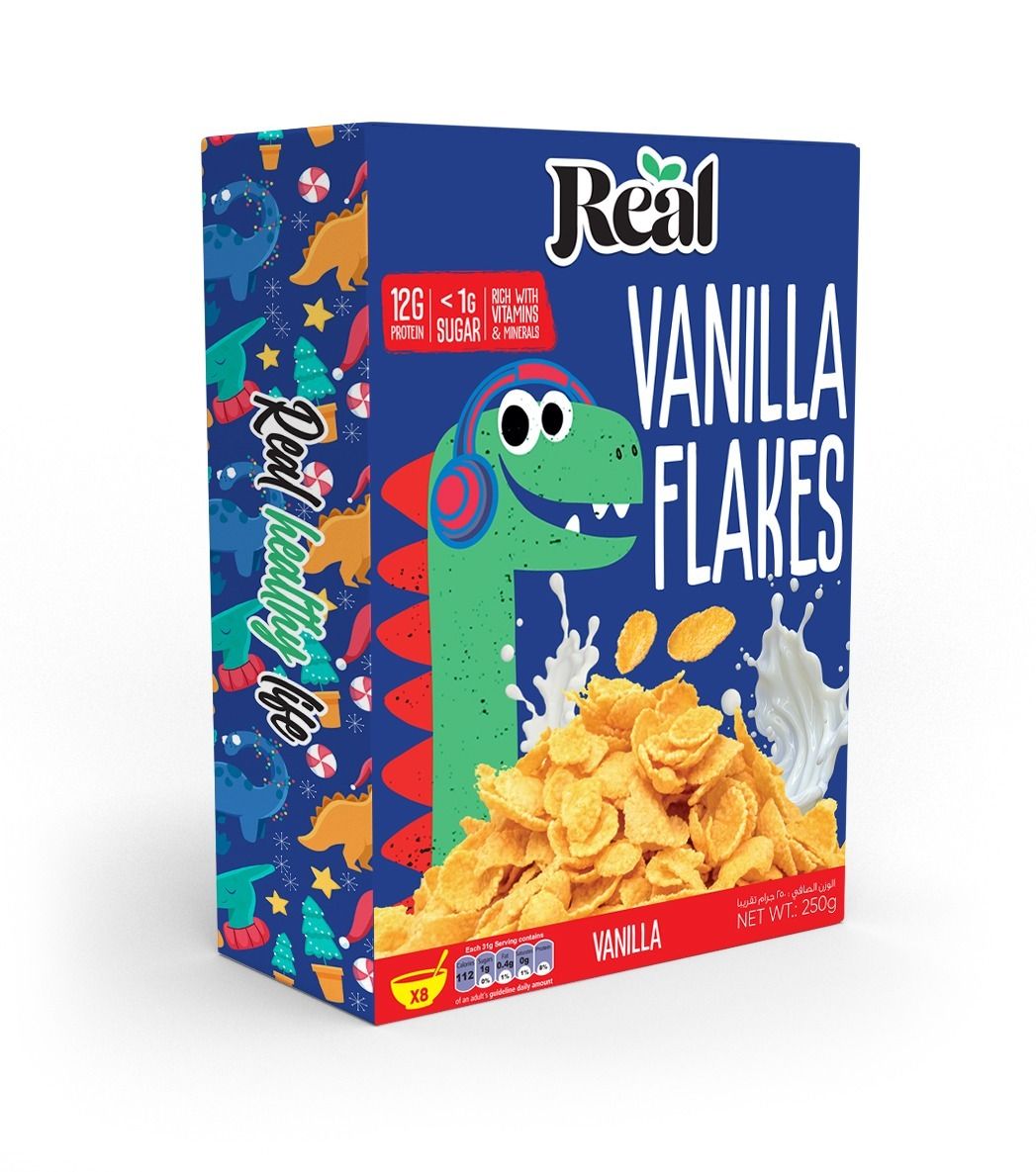 Buy Real Nutrition Real Corn Flakes with Vanilla, 250g Online in Egypt ...