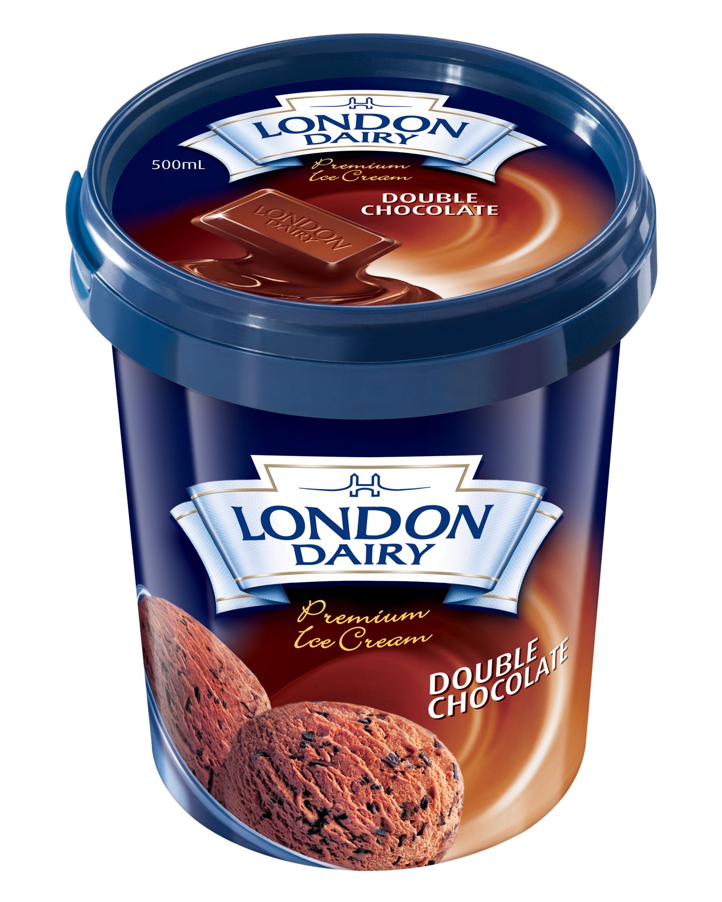 Buy London Dairy Double Chocolate Ice Cream 500ml Online in Bahrain ...