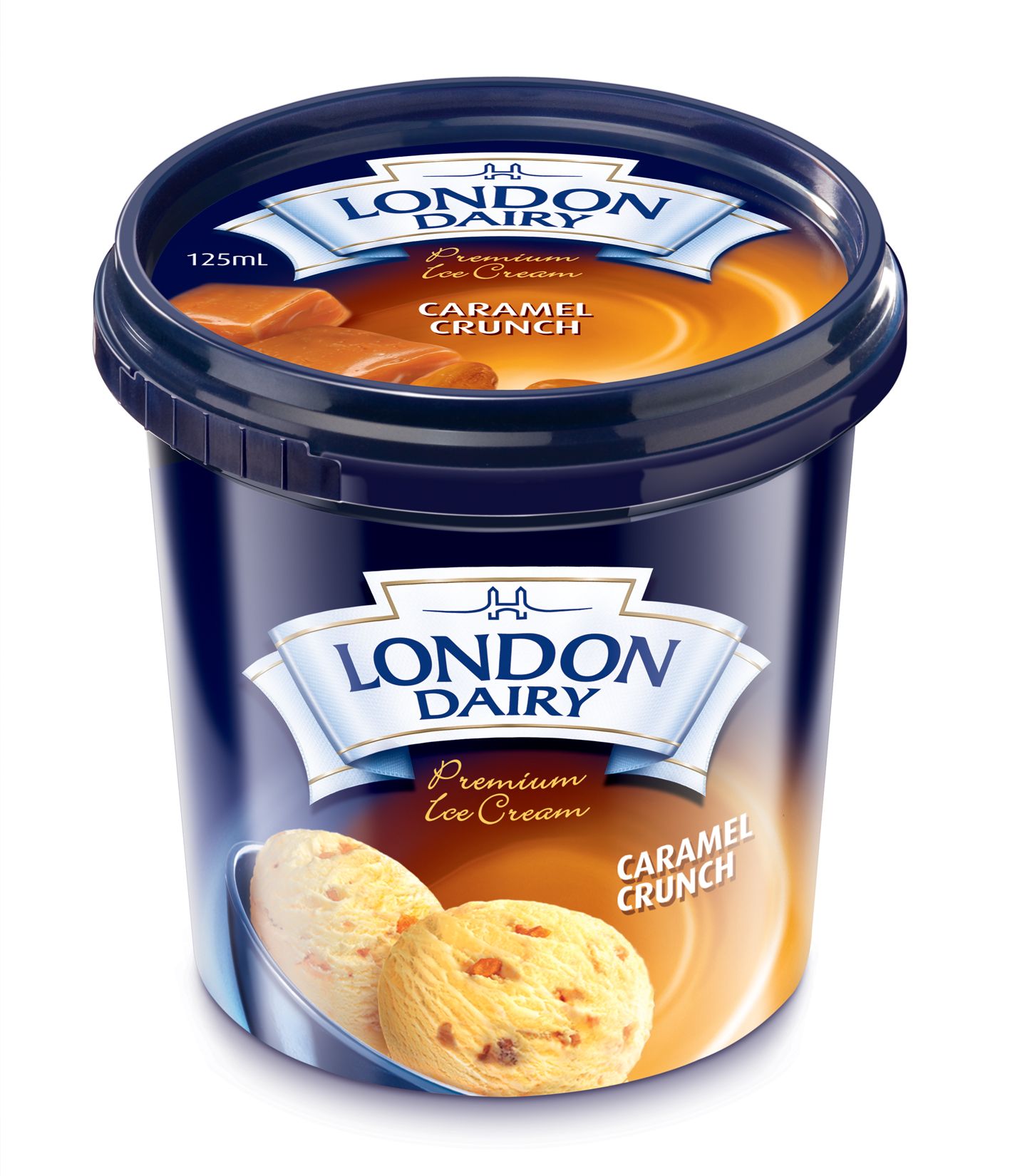 Buy London Dairy Caramel & Crunch Ice Cream, 125ml Online in Kuwait ...