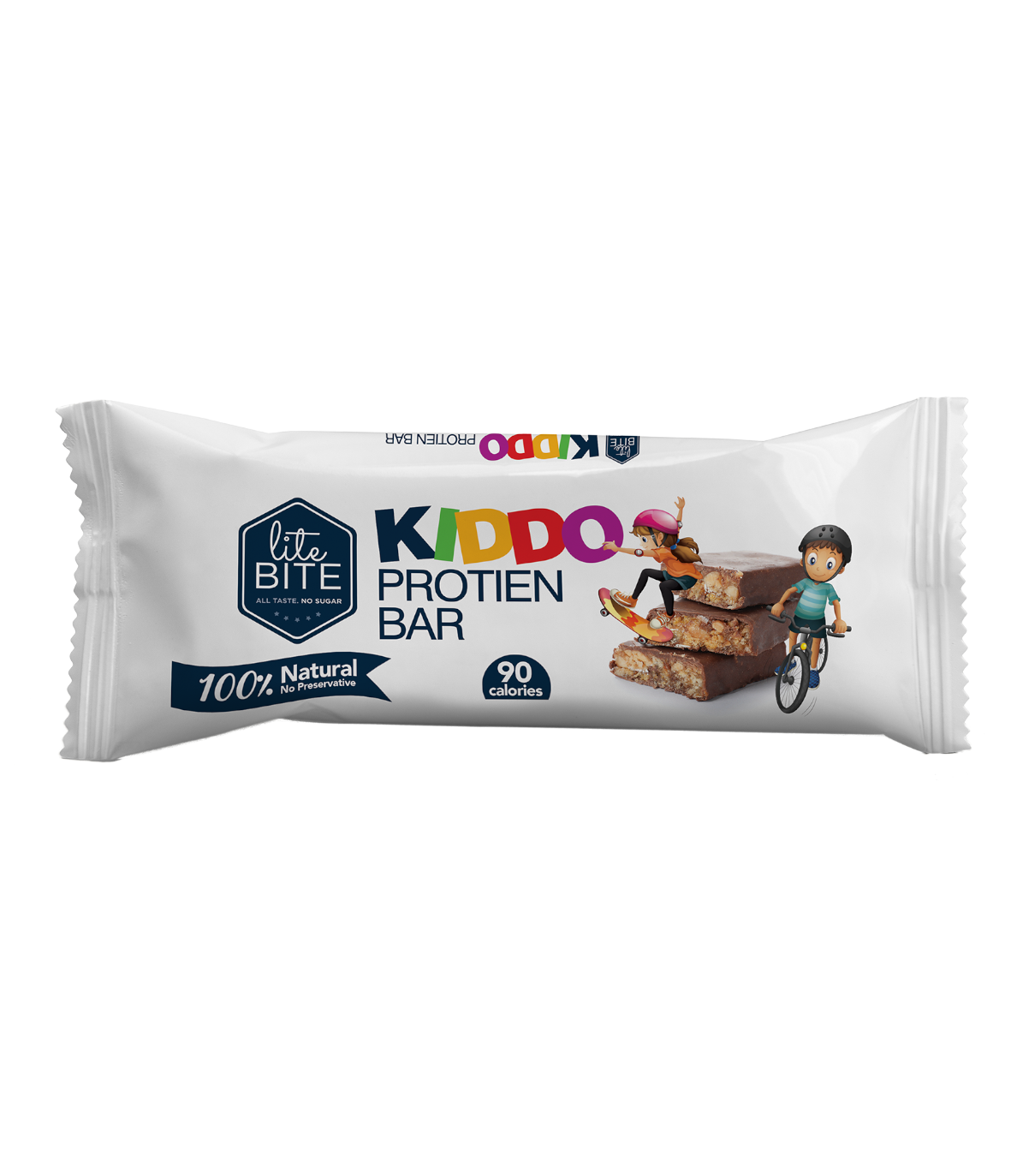 Buy Lite Bite Kiddo Protein Bar Crispy Caramel 30 g Online in Egypt | Talabat Egypt