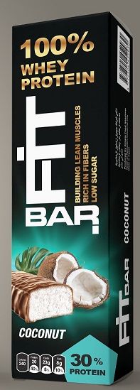 Buy Fit Bar 30% Coconut Whey Protein Bar, 70g Online in Egypt | Talabat ...