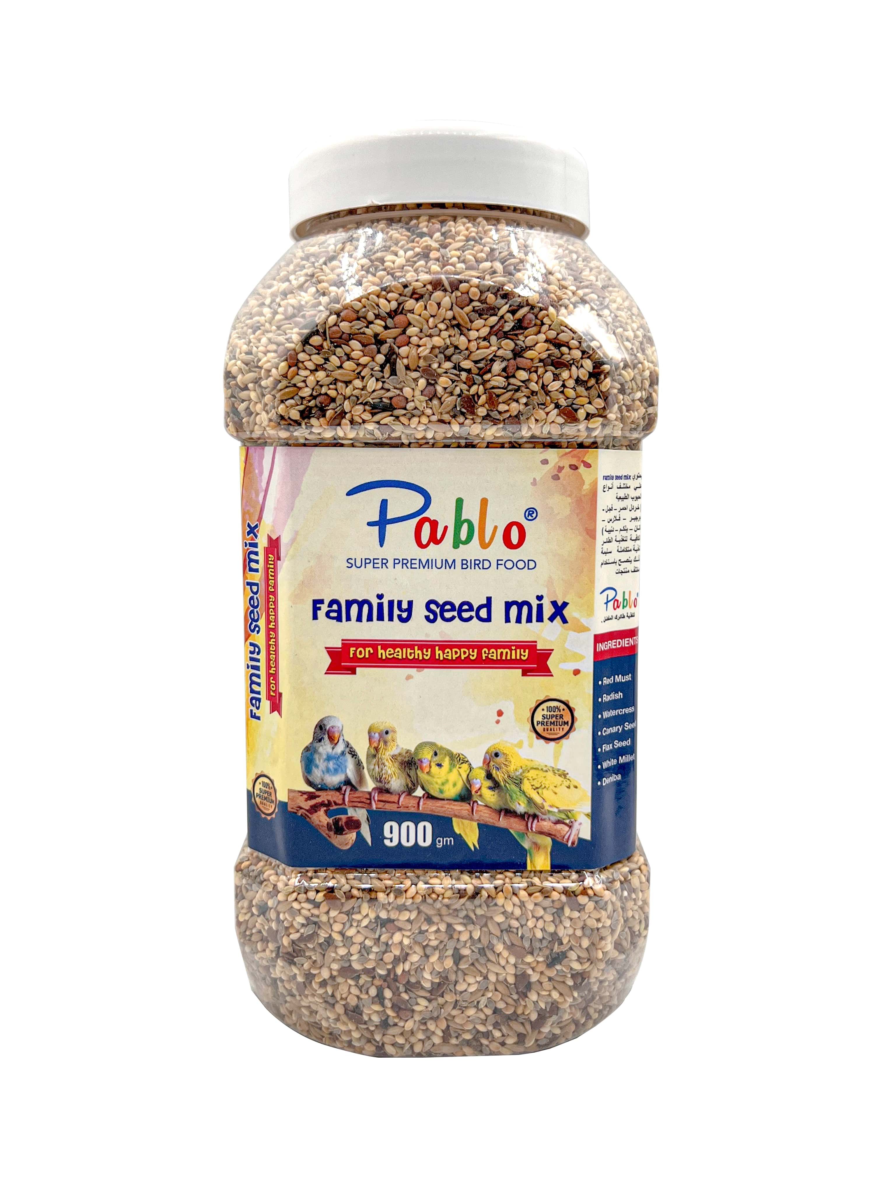 Buy Pablo Seeds Family Food Blend 900 Gm Online in Egypt | Talabat Egypt