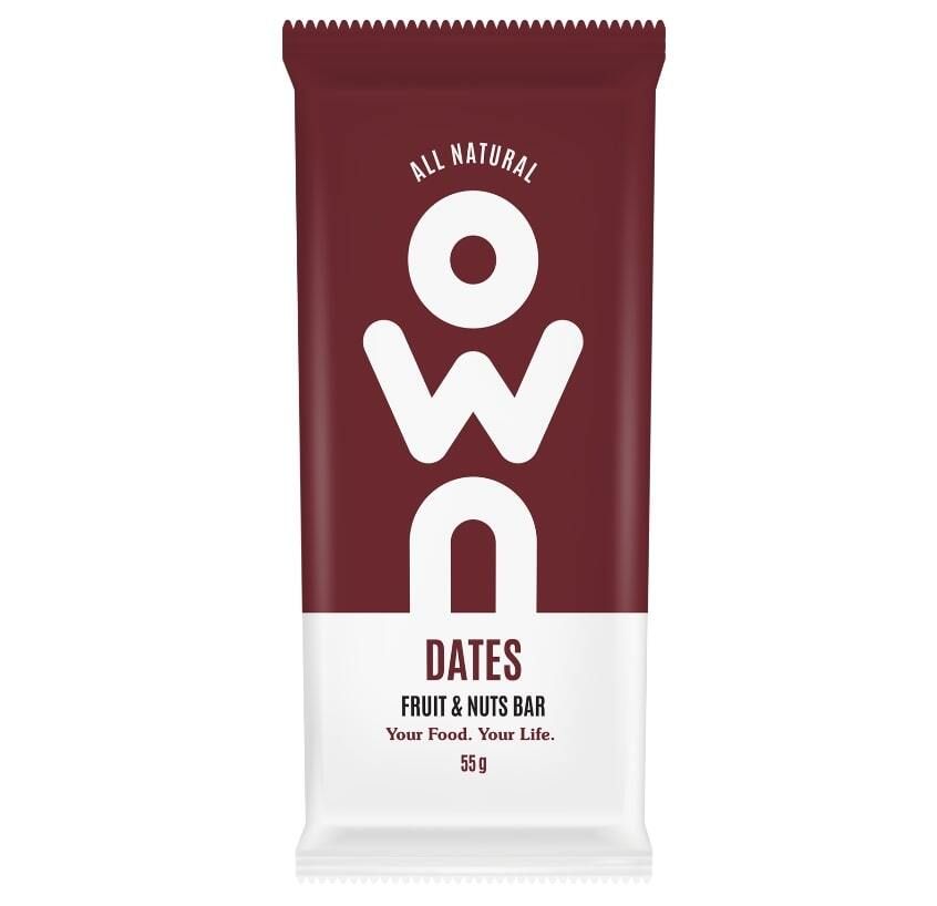 Buy OWN Date & Nuts Bar 55 Gm Online in Egypt | Talabat Egypt