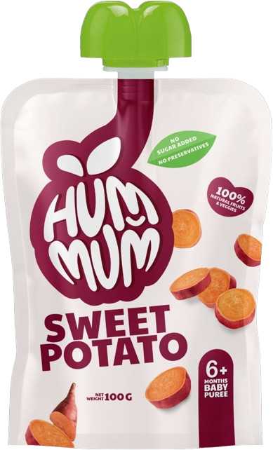 Buy Hum Mum Sweet Potato Baby Puree, 100g Online in Egypt | Talabat Egypt