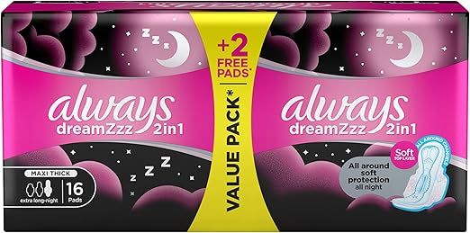 Buy Always Dreamzz Night Maxi Thick Extra Long Pads, 16 Pads Online in ...
