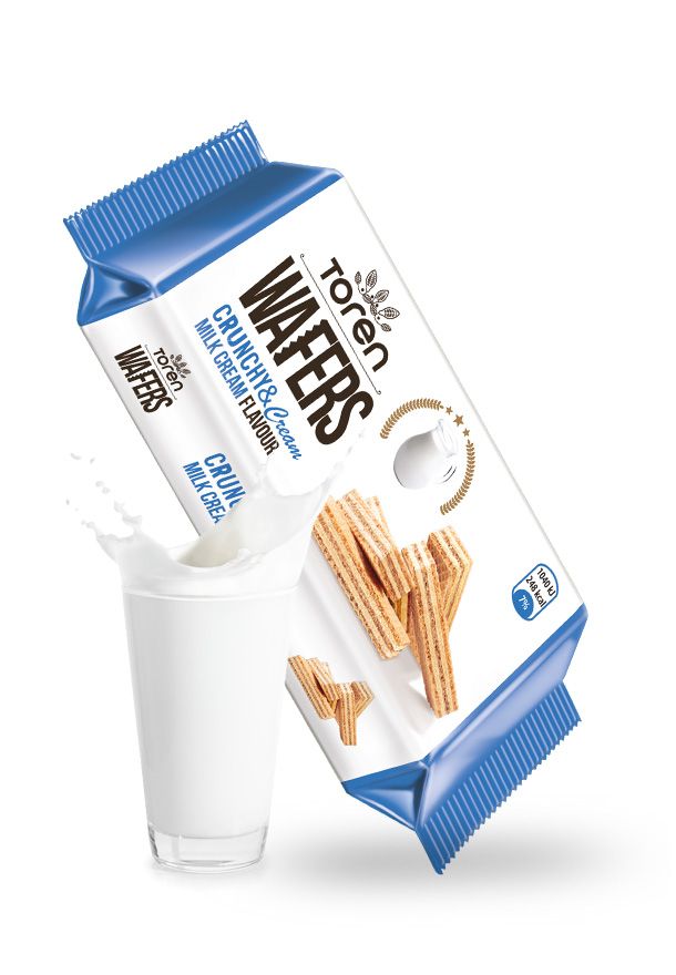 Buy Toren Milk Cream Wafer, 55g Online in Egypt | Talabat Egypt
