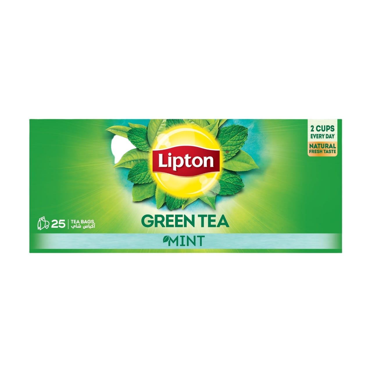 Buy Lipton Green Tea with Mint, 25 Bags Online in Egypt | Talabat Egypt