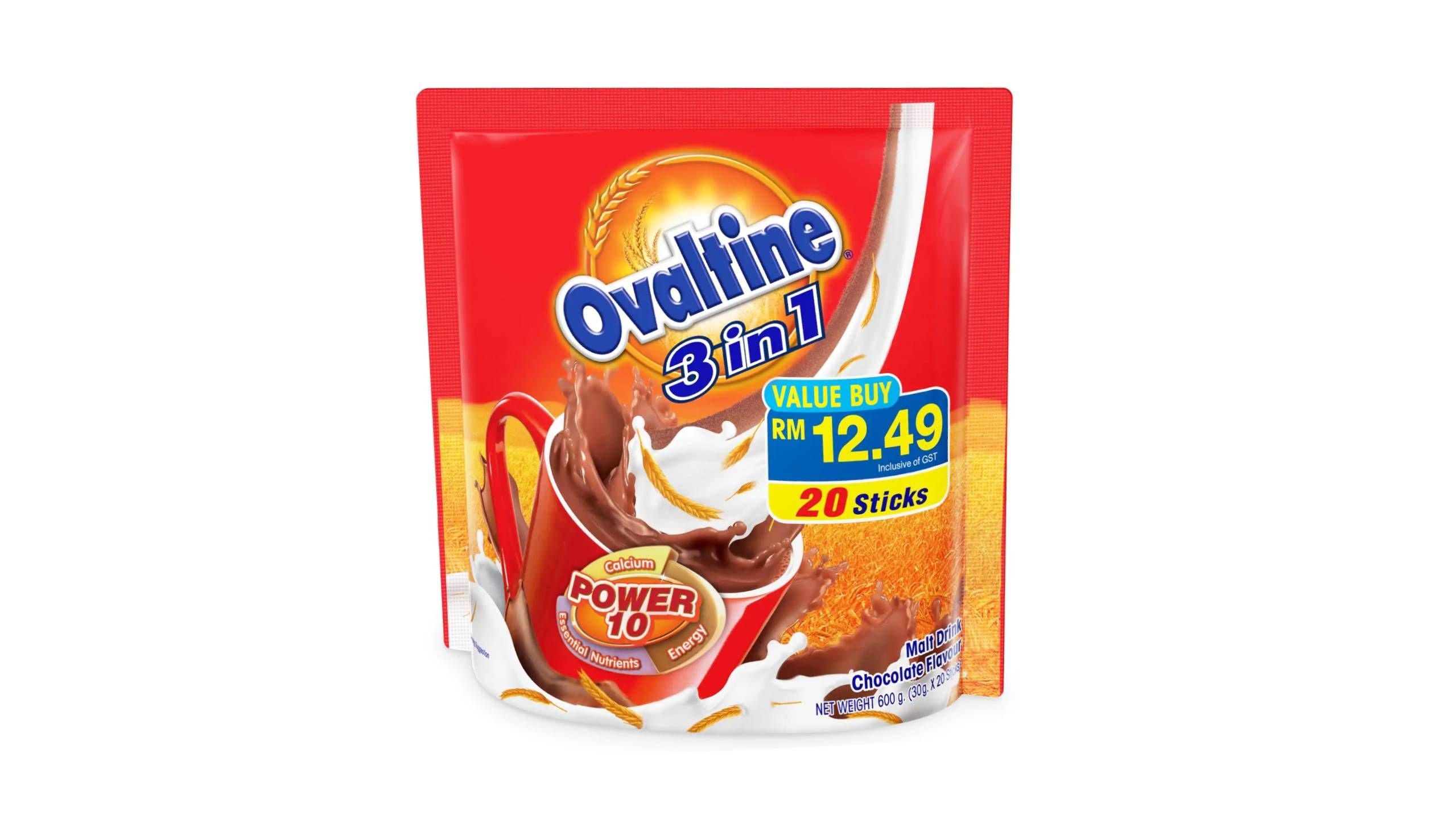 Ovaltine 3 In 1 Instant Malt 20 Pieces x 30g delivery near you ...