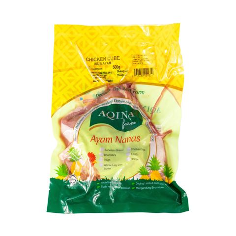 Aqina Farm Pineapple Chicken Cube 500g (with bone) delivery near you ...