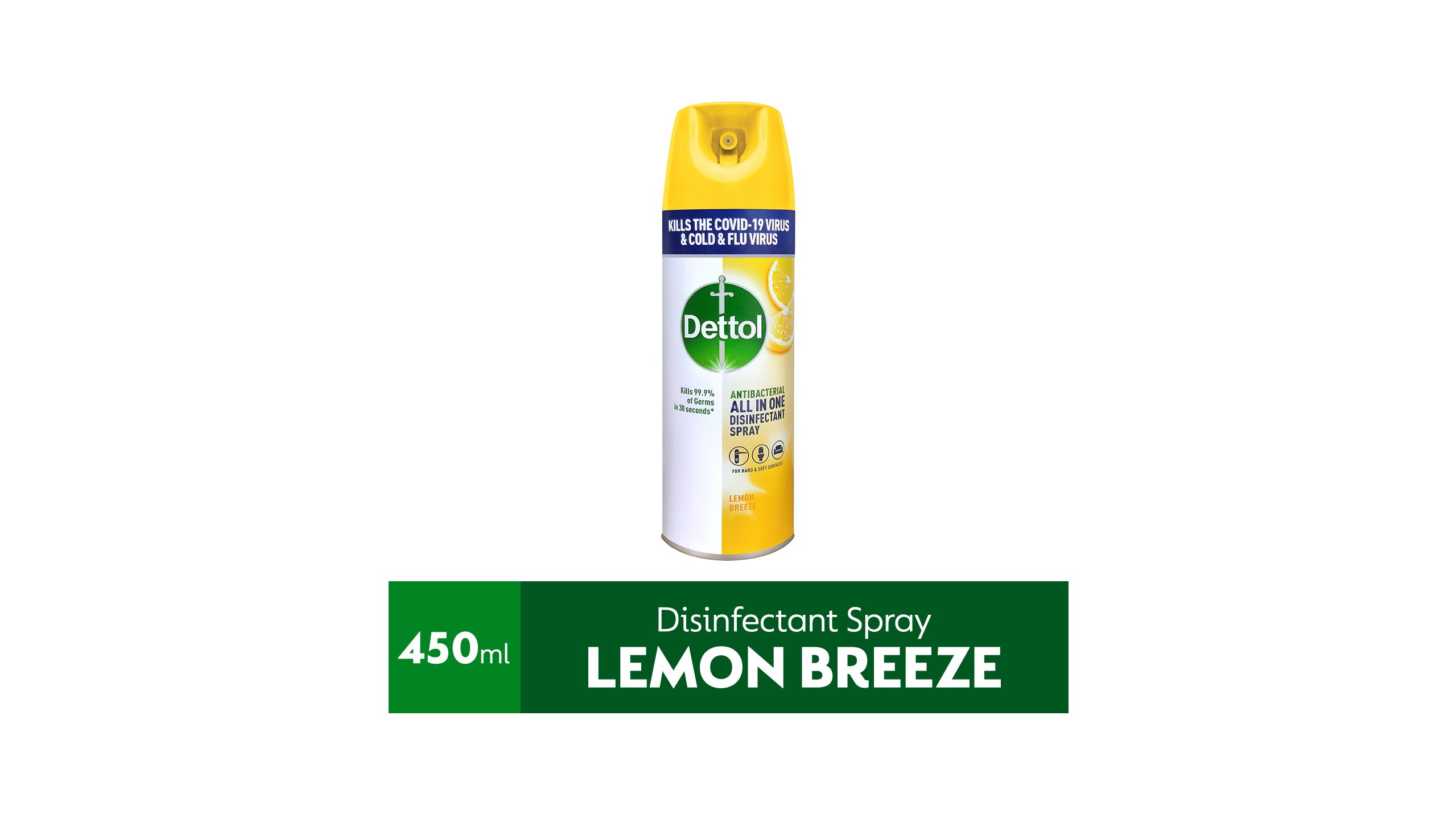 Dettol Disinfectant Spray Lemon Breeze 450ml delivery near you ...