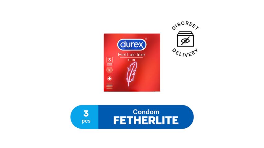 Durex Fetherlite Condom 3pcs delivery near you | foodpanda Malaysia