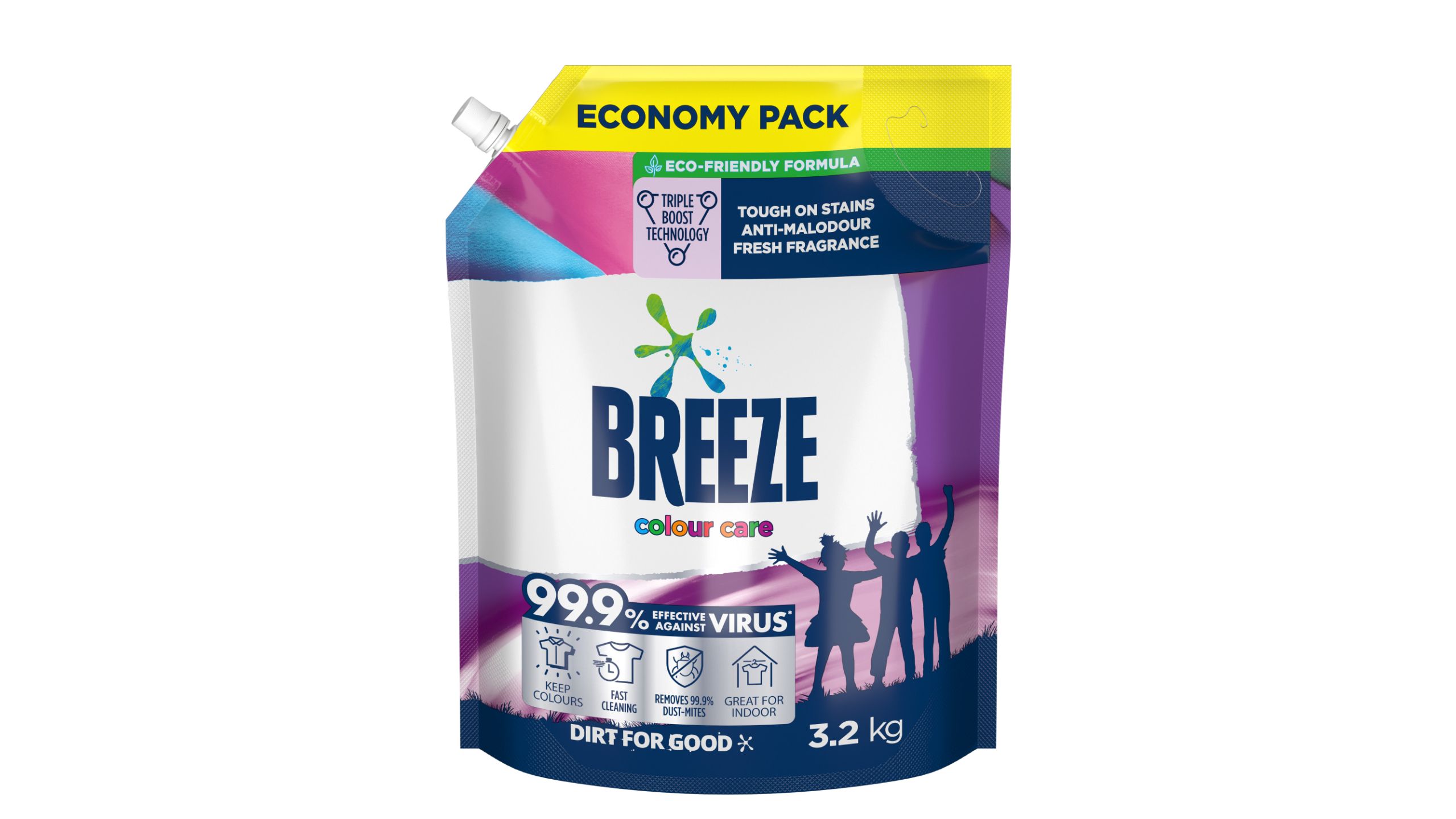 Breeze Liquid Detergent Refill Colour Care 3.2kg delivery near you ...