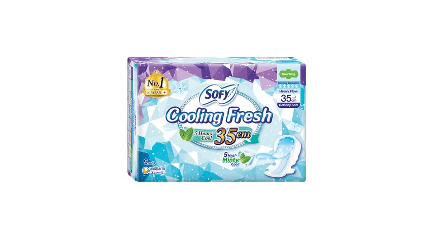 Sofy Cooling Fresh Night Slim Wing 35cm 9pcs delivery near you ...