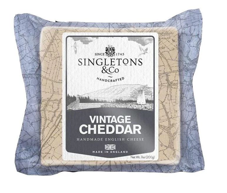 Buy Singletons & Co Vintage Cheddar Cheese, 200g Online in Oman ...