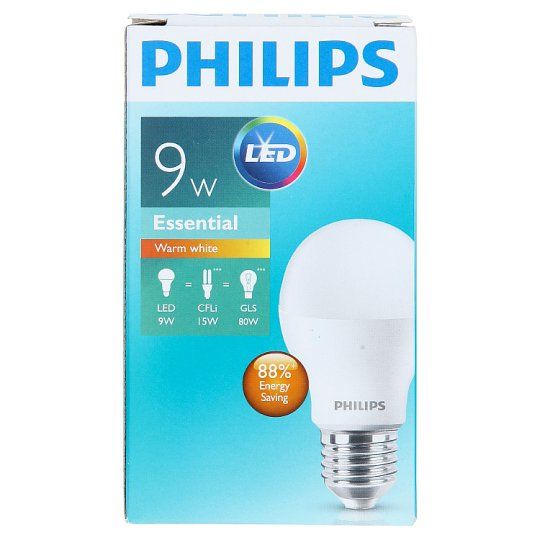 Buy Philips Led Bulb 9W E27 Warm White Online in Oman | Talabat Oman