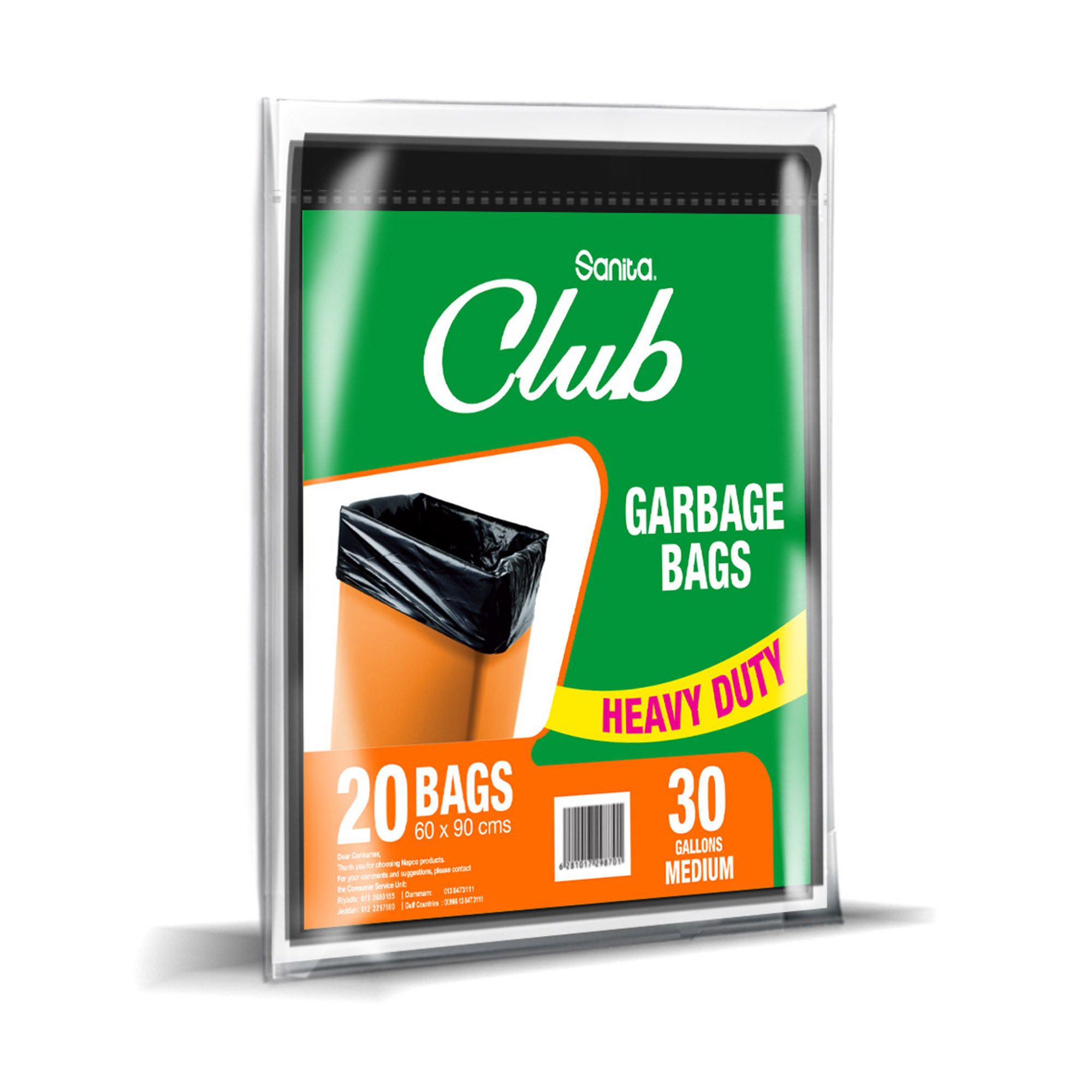 Buy Sanita Club Garbage Bags Biodegradable 30 Gallons 20 Bags Online in ...