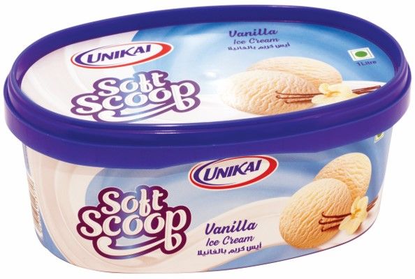 Buy Unikai Vanilla Ice Cream 1 Ltr Online in Oman | Talabat Oman