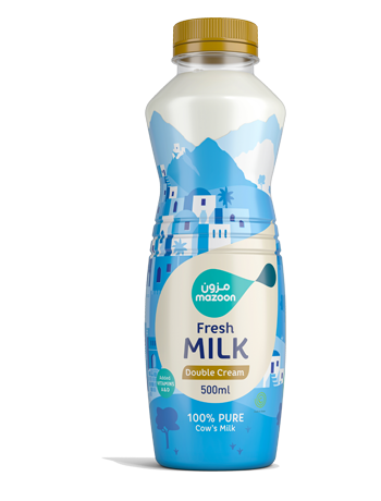 Buy Mazoon Double Cream Milk 500 ml Online in Oman | Talabat Oman