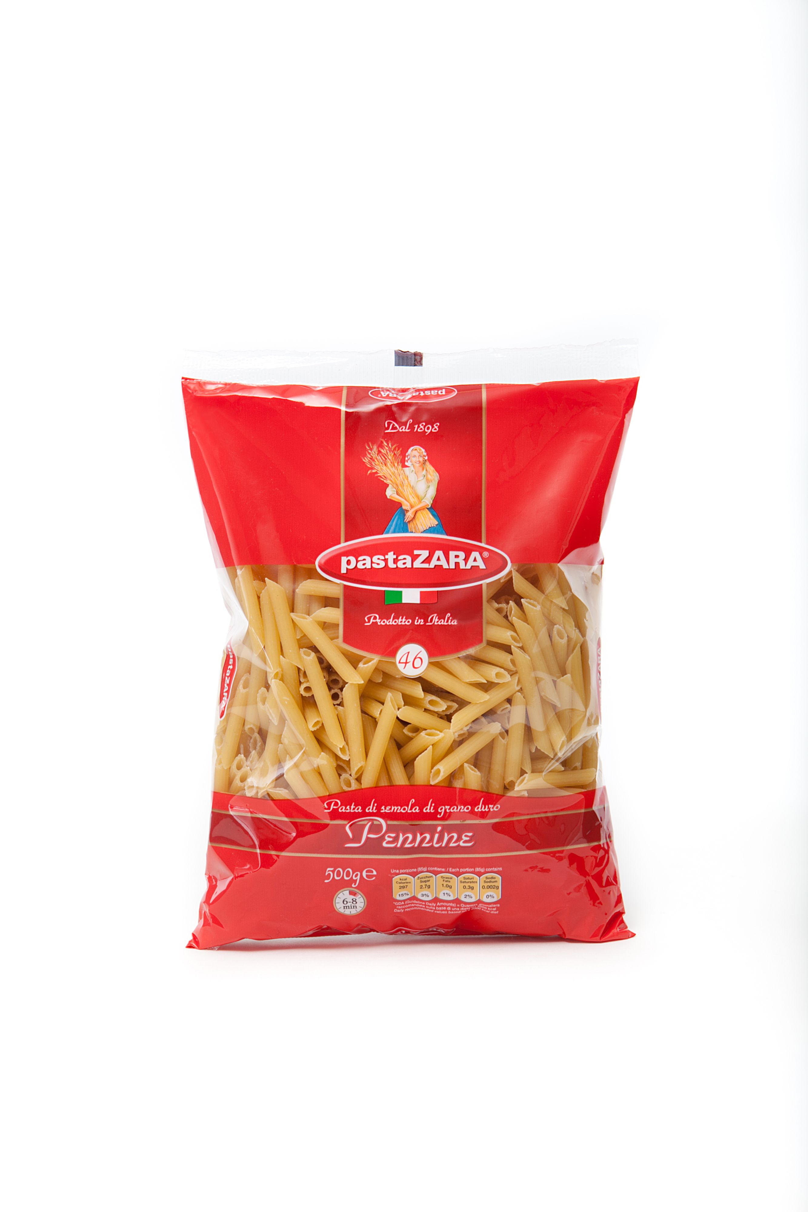 Buy Pasta Zara Pennine Pasta, 500g Online in Oman | Talabat Oman