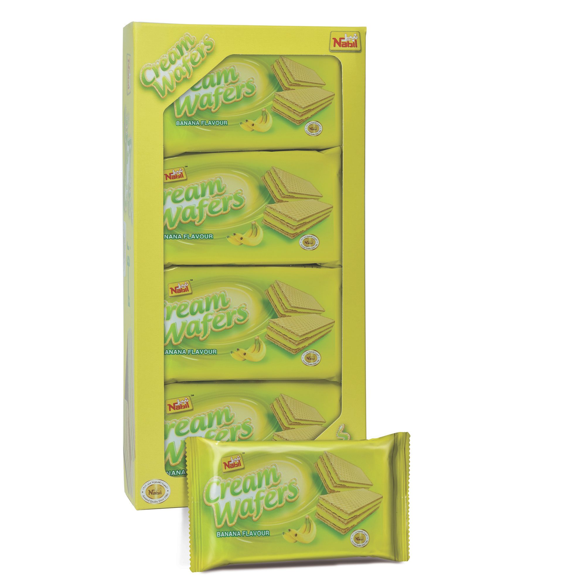 Buy Nabil Banana Wafers, 12x16g Online in Oman | Talabat Oman