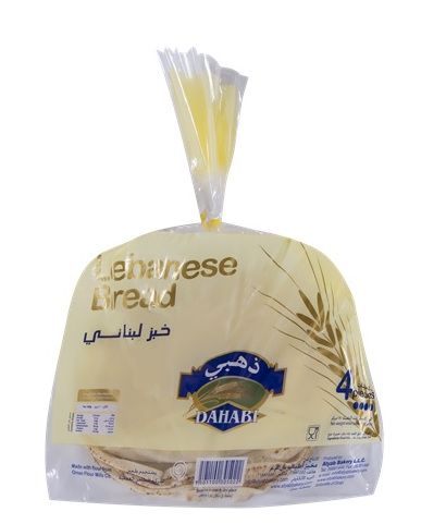 Buy Dahabi Medium White Arabic Bread, 4 Pieces Online in Oman | Talabat ...